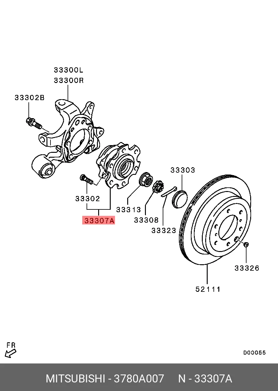 MITSUBISHI 3780A007 3780A007