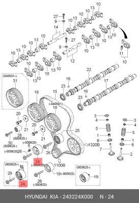 KIA 24322-4X000 24322-4X000