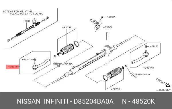NISSAN D8520-4BA0A D8520-4BA0A