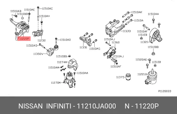 NISSAN 11210-JA000 11210-JA000