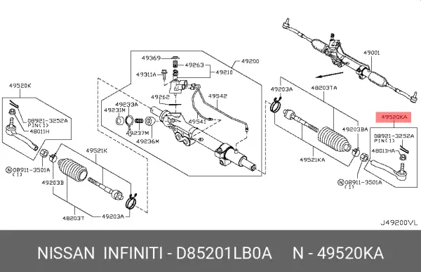 NISSAN D8520-1LB0A D8520-1LB0A