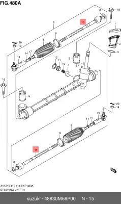SUZUKI 48830-M68P00 48830-M68P00, 48830-68P00