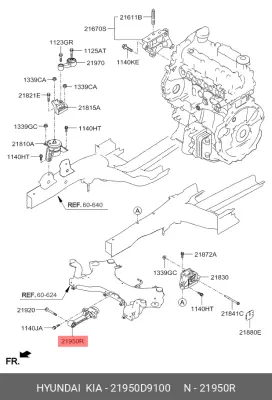 HYUNDAI / KIA 21950-D9100 21950-D3100, 21950-D9100, 21950-D9200, 21950 ...