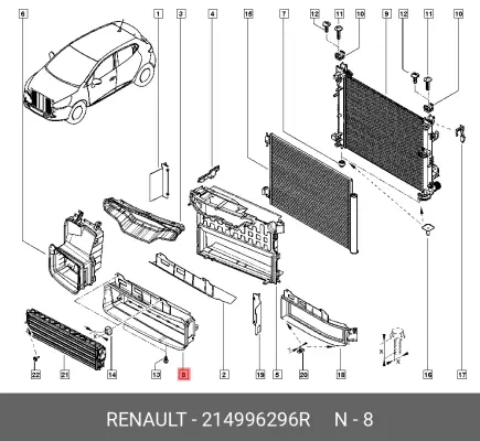RENAULT 214996296R