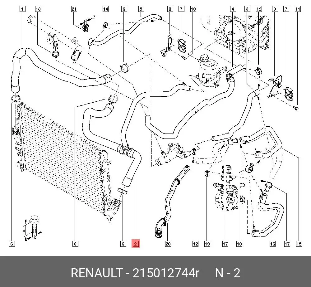 RENAULT 215012744R
